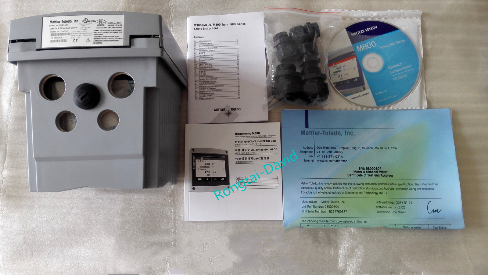 Mettler Toledo M800 4 Channel Water Multi-Parameter Transmitter ...