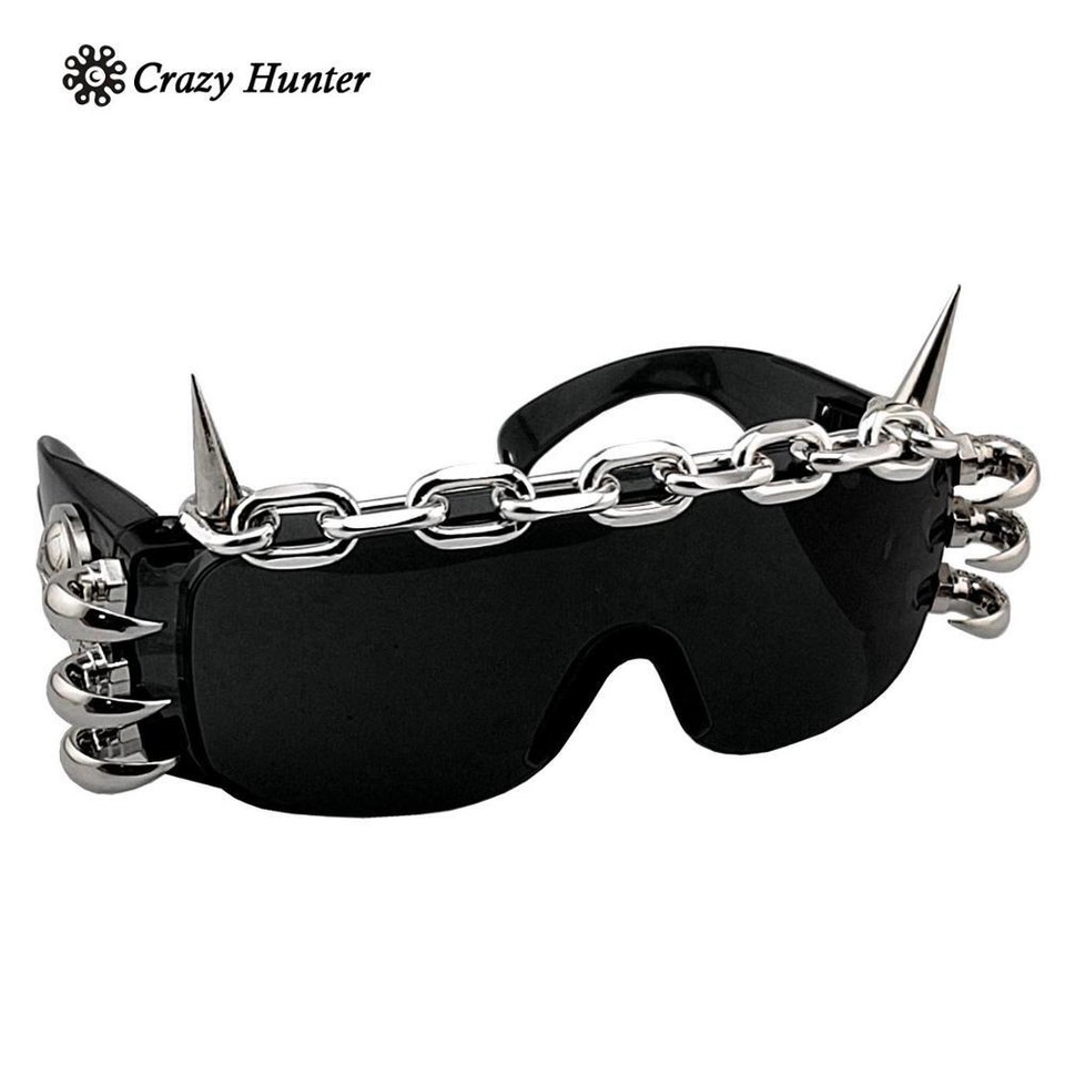 Cool Men/lady Sunglasses Punk Rock Studded Cosply Dancing Glasses | eBay