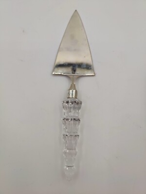 Mikasa Starshine Silver & Crystal Pie Server Cake Server | eBay