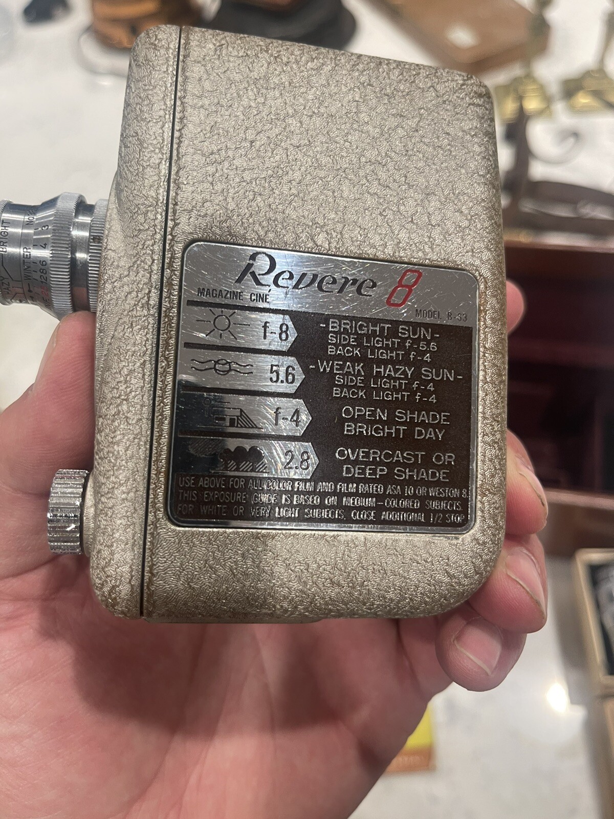 Vintage 1950's Revere 8 Model B-63 Magazine Cine 8mm Camera case ...