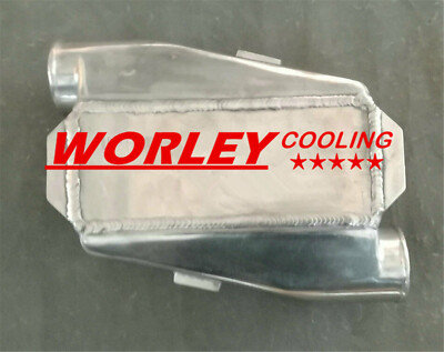 Aluminium Air Water Liquid Intercooler Chargecooler 180° Inlet Outlet ...