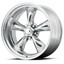 Set 4 16" American Racing VN515 Torq Thrust II 16x7 Polished 5x4.5 ...