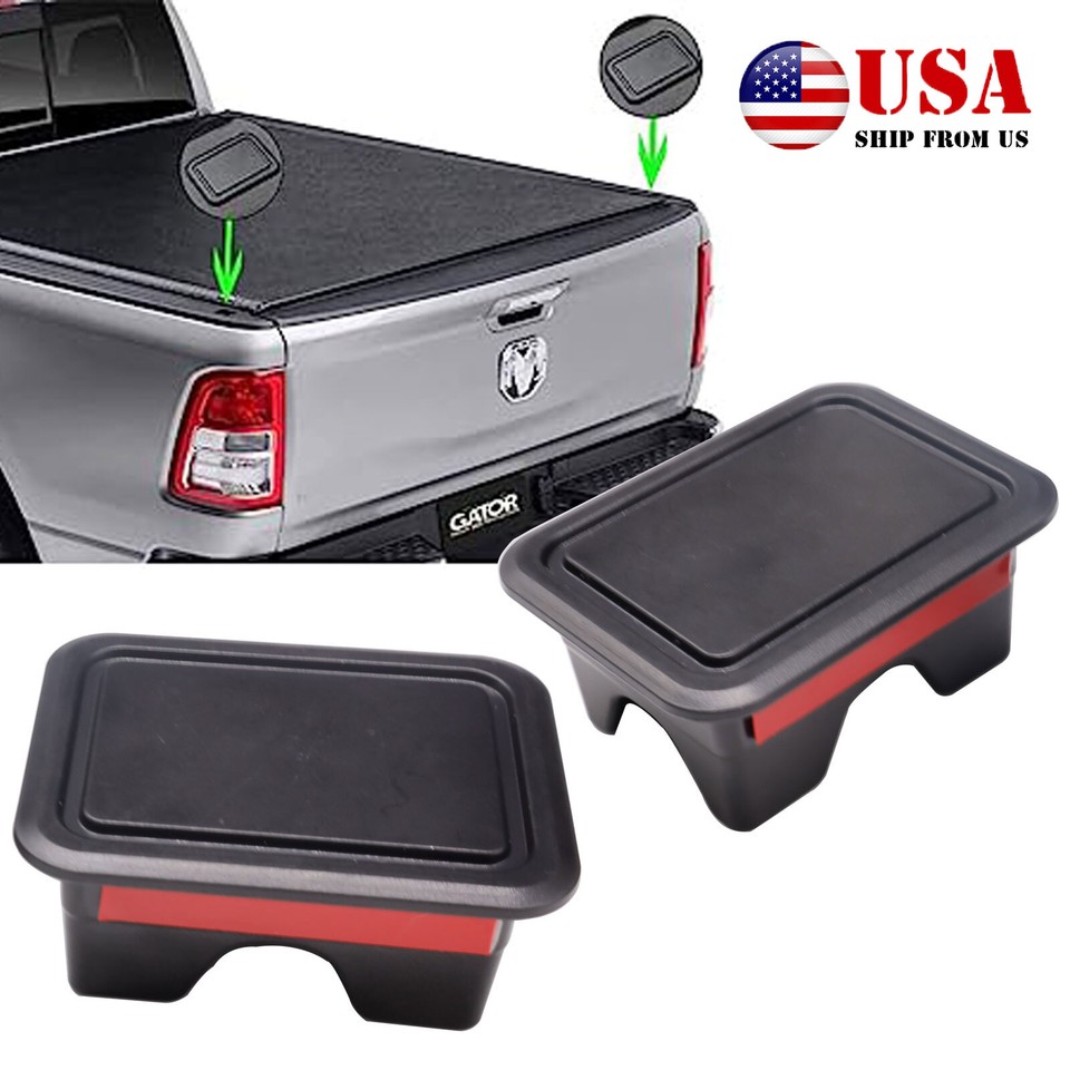 2019+ For Dodge Ram 1500 2500 Stake Pocket Covers Truck Bed Rail Hole ...