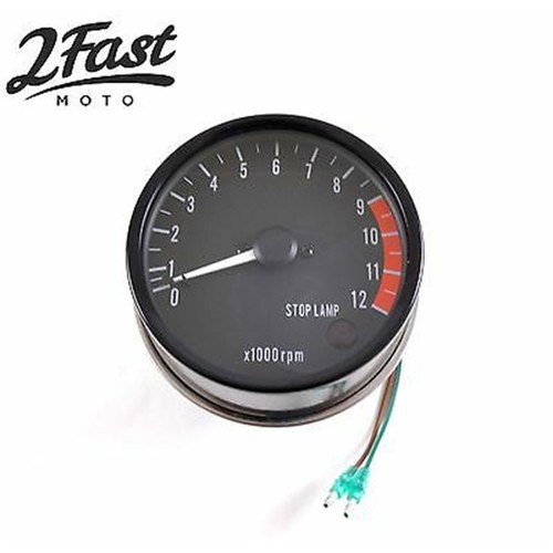 Tachometer Gauge Meter - 0-12,000 RPM For Kawasaki Z1 900 14-13759 / ...