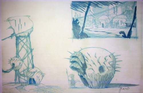 Wreck-It Ralph (Joe Jump) SIGNED Dennis Greco Production Background ...