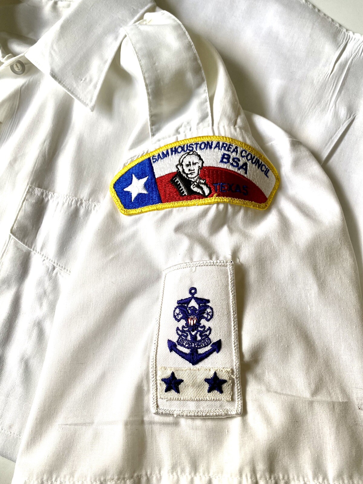 Vintage Sea Explorers BSA Scout Master Large Button Down Shirt | eBay