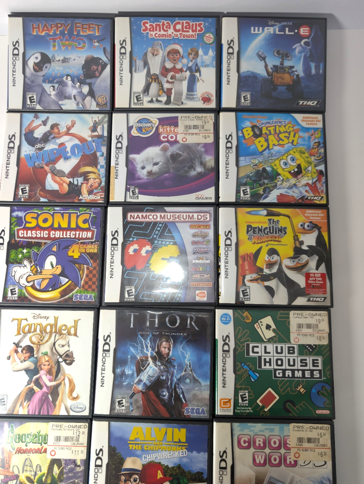 Lot Of 18 Nintendo DS Games Tested Huge Bulk Nintendo DS Games with ...