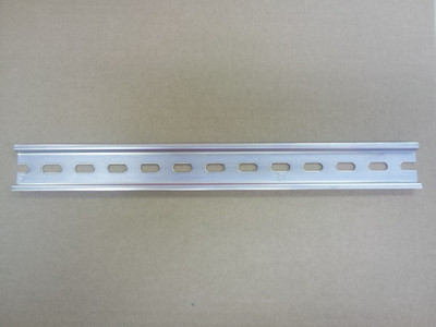 NEW DIN RAIL, 12” LONG, STEEL, CHROMATED, PHOENIX CONTACT # 0801733 ...