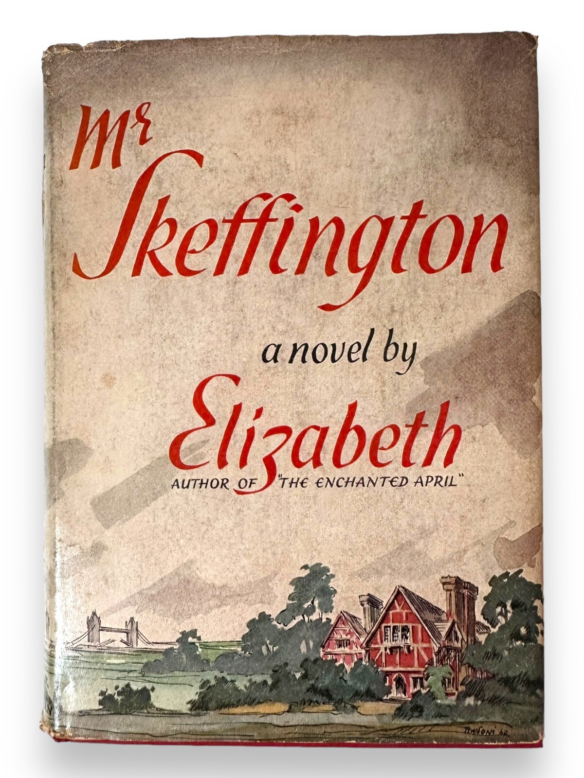 Mr Skeffington 1940 By Elizabeth, Doubleday, Doran HC Book with Dust ...