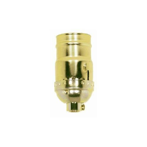 Satco Keyless 3 Way Brite Gilt Medium Base Socket model number 90-1314 ...