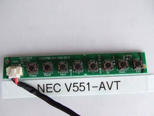 NEC V551-AVT Key Button Control Board: 715G4719-K01-000-004K | eBay
