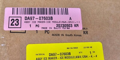 Samsung Refrigerator Ice Maker Assembly DA97-07603B 782247709785| eBay