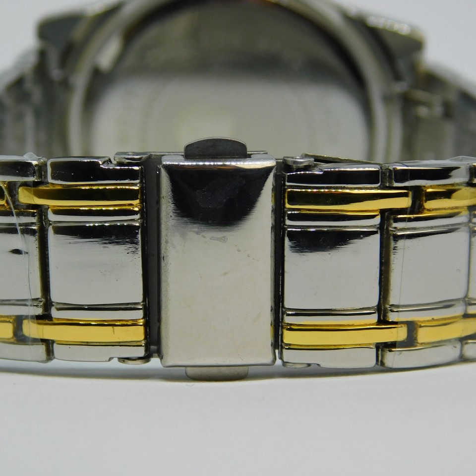 ORUSS 1853 Two Tone Quartz Analog Men's Watch Sz. 7 3/4" New Battery | eBay