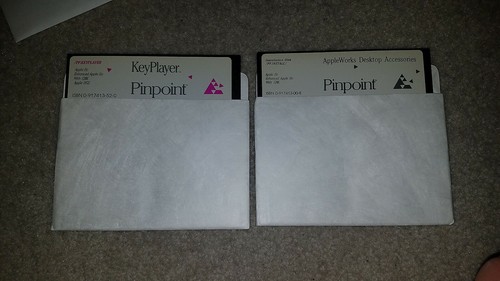 VINTAGE APPLE II 5.25 FLOPPY DISK SOFTWARE PROGRAM KEYPLAYER KEY ...