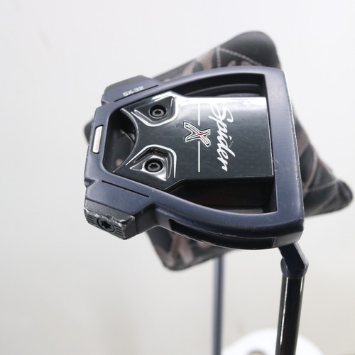 TaylorMade Spider X Navy Mallet Putter 33 Inches 33" Steel Shaft RH C ...