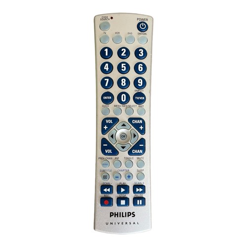 Remote Control Philips Universal TV VCR DVD CL034 (CL035A) Authentic ...