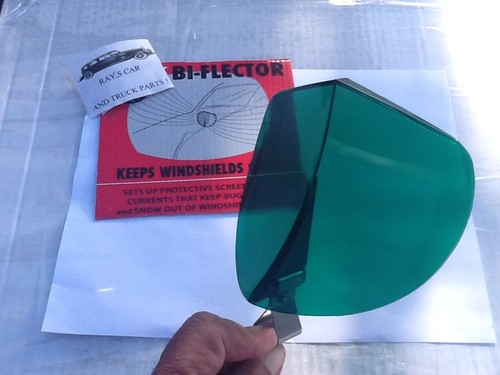 NEW VINTAGE STYLE GREEN WINDSHIELD BUG DEFLECTOR ! | eBay