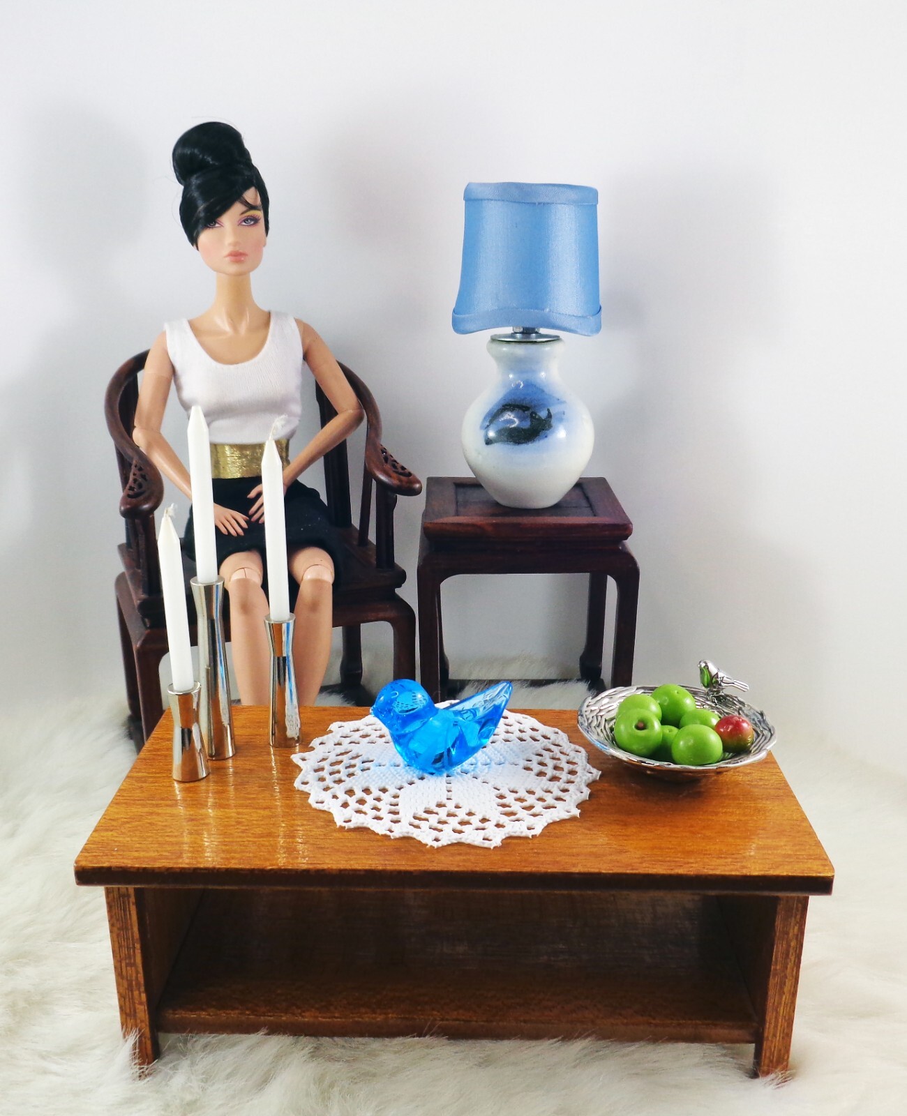 Vintage Blue Bird of Happiness for 12" Fashion Royalty, Barbie Doll ...