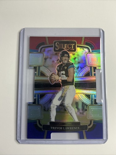 2023 Panini Select Trevor Lawrence #46 Concourse Level Red & Blue Die ...