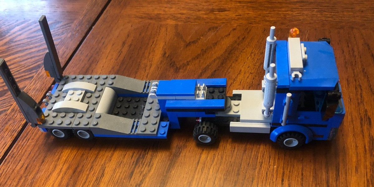 Lego Truck And Trailer Set
