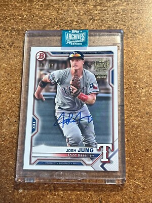 2024 Topps Archives Signature Series Encased # BP-38 Josh Jung ...