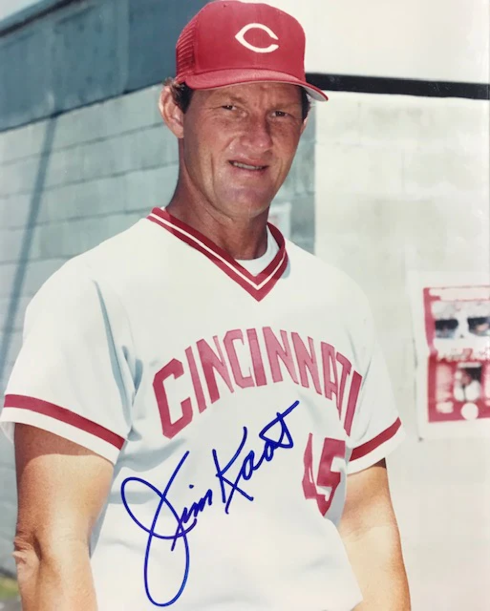 Jim Kaat Autographed 8x10 Baseball Photo - Cincinnati Reds | eBay