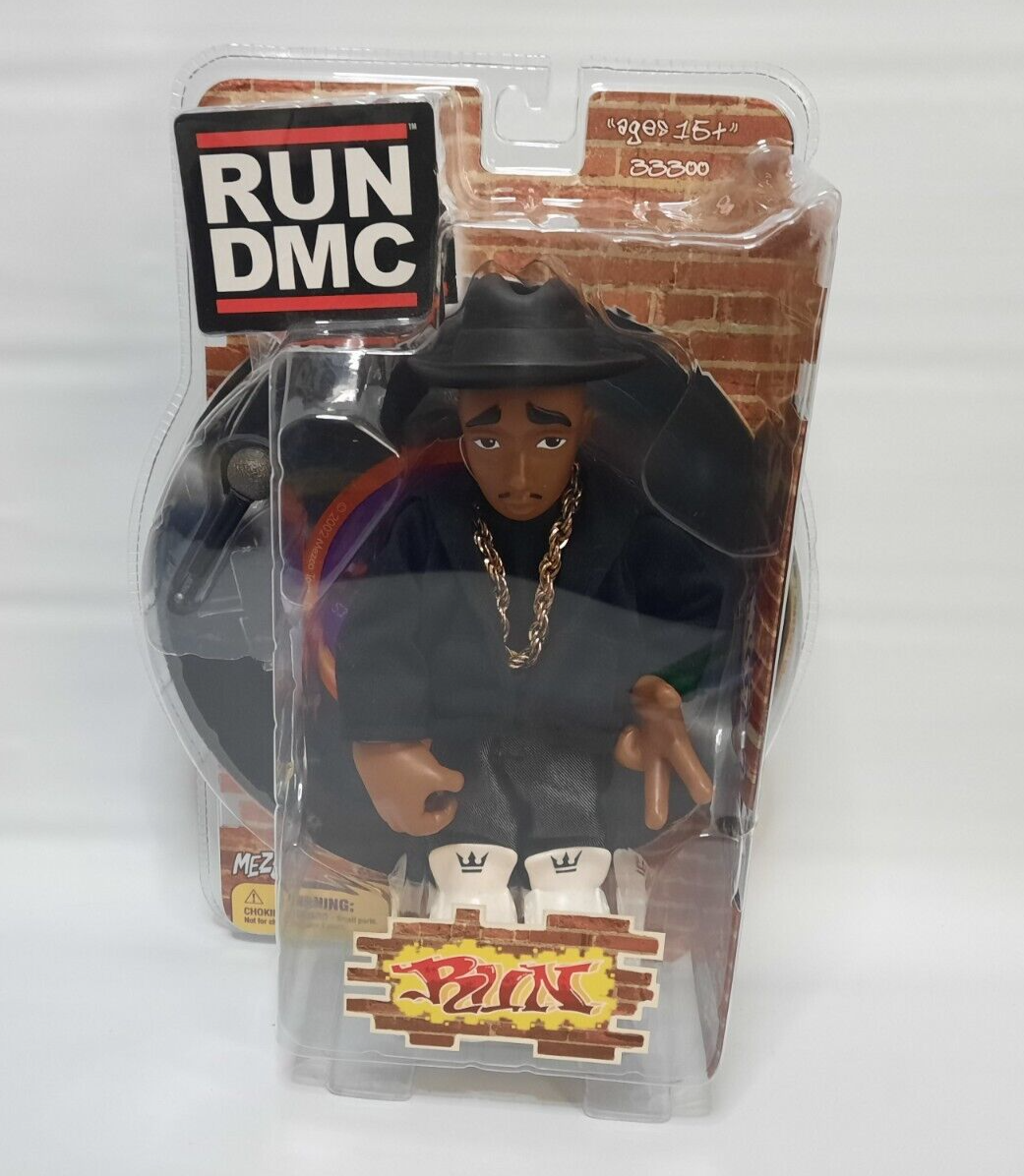 Run-DMC Run Action Figure Black Track Suit Mezco Toy Rare Collectible ...