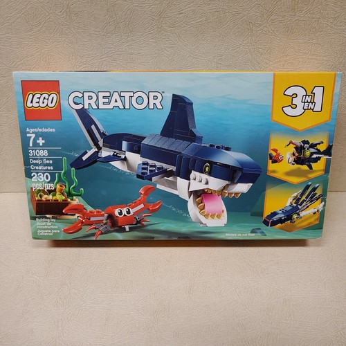 LEGO Creator 3in1 Deep Sea Creatures Shark Toy Building Kit 31088 (230 ...