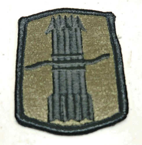 US ARMY 197TH FIELD ARTILLERY BRIGADE SUBDUED EMBROIDERED PATCH OD ...