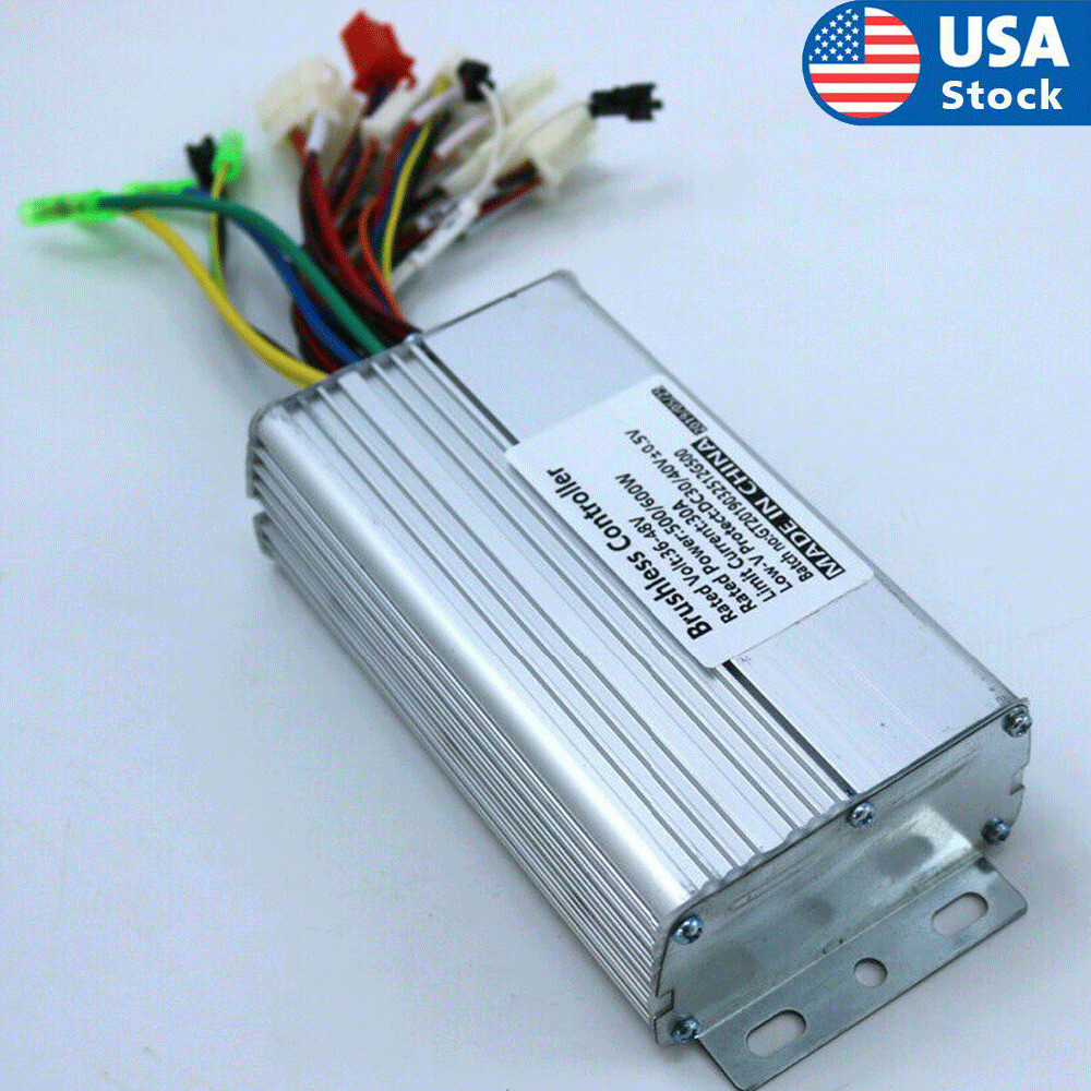 36V-48V Brushless Controller For E-bike Electric Bicycle 500W/600W BLDC ...