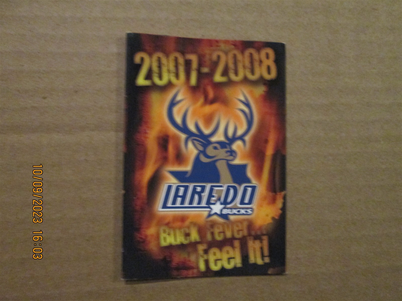 CHL Laredo Bucks Vintage Defunct 2007-2008 Team Logo Hockey Pocket ...