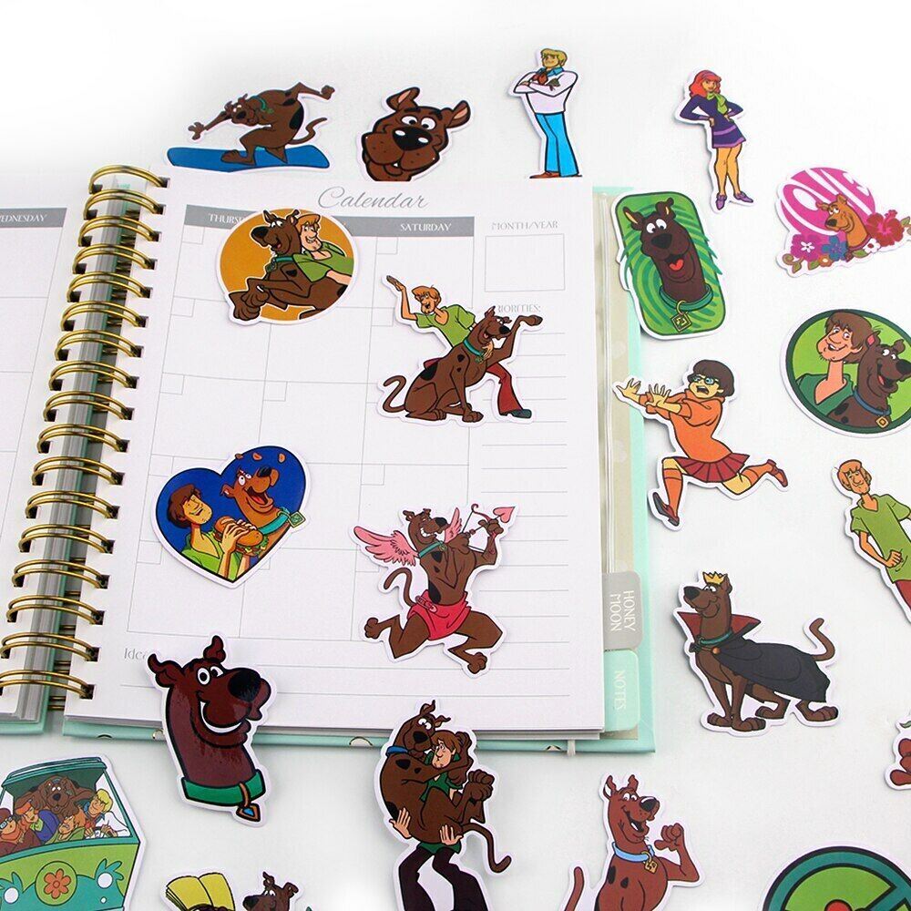 SCOOBY-DOO Stickers [Set A] SHAGGY Velma DAPHNE Fred~Vinyl Waterproof ...