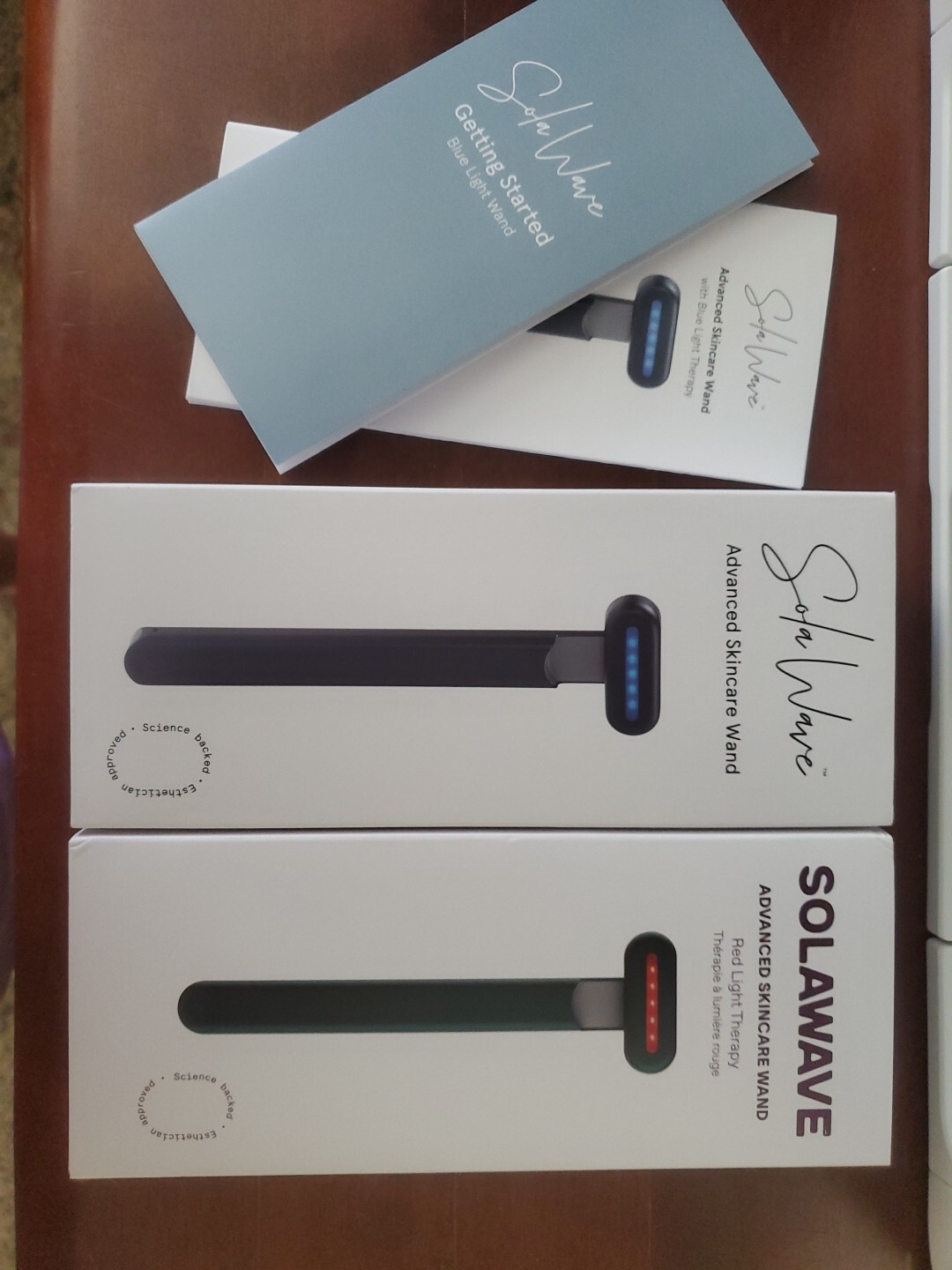 SOLOWAVE 4-in-1 Skincare Wand Light Therapy (2 Pack!) | eBay