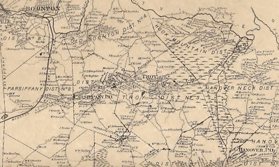 Morris Plains Whippany Parsippany Hanover NJ 1868 Maps w/ Homeowners ...