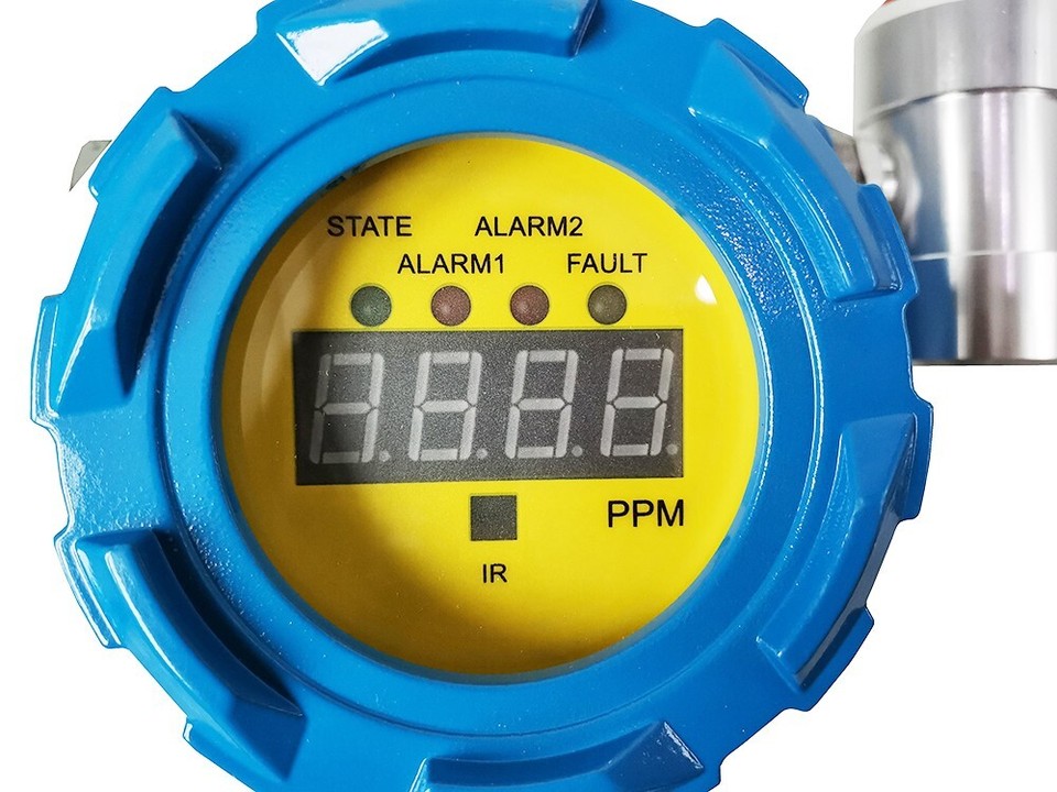 SO2 Detectors Wall-mounted Sulfur Dioxide Gas Detector Monitor with 0 ...
