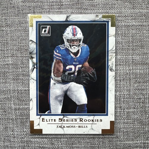 2020 Panini Donruss Elite -Rookies ~Zack Moss- Bengals RB1~ Rookie Card ...