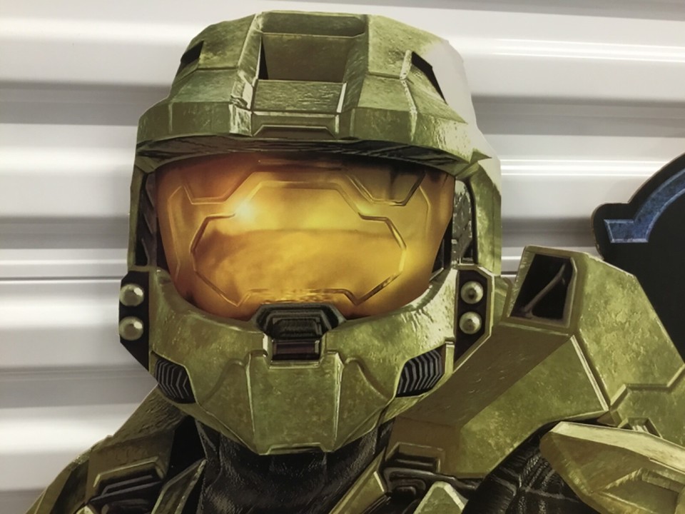 6 Ft New HALO 3 MASTER CHIEF STANDEE GAME STORE DISPLAY XBOX Life Size ...