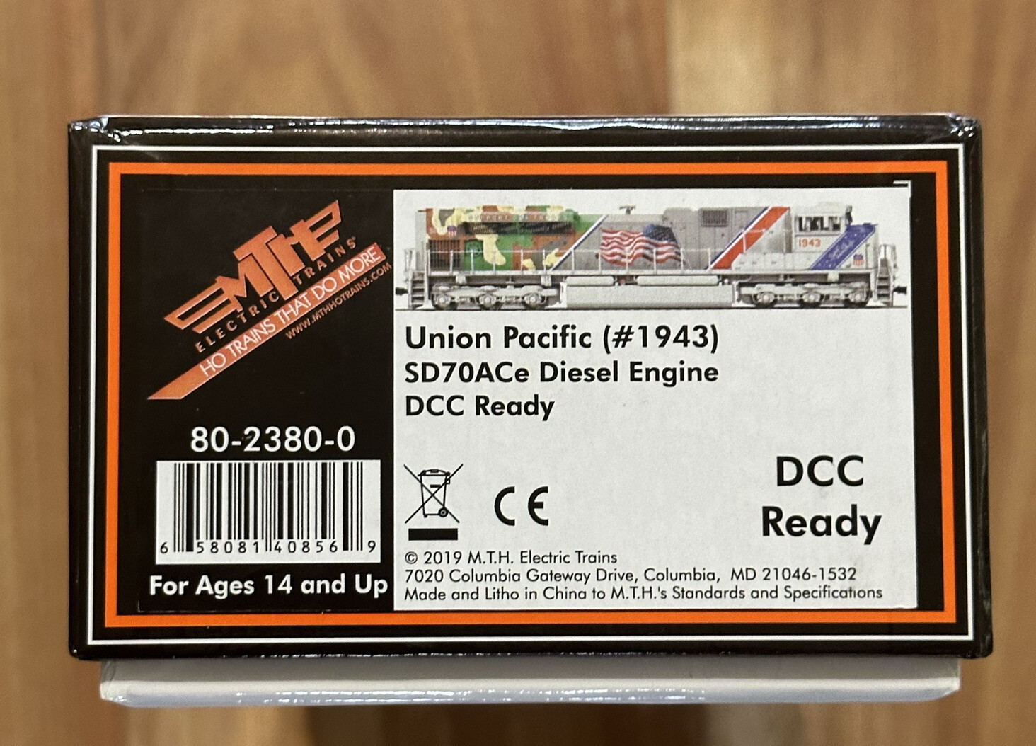 MTH HO Scale heritage UP Union Pacific SD70ACe Diesel Engine #1943