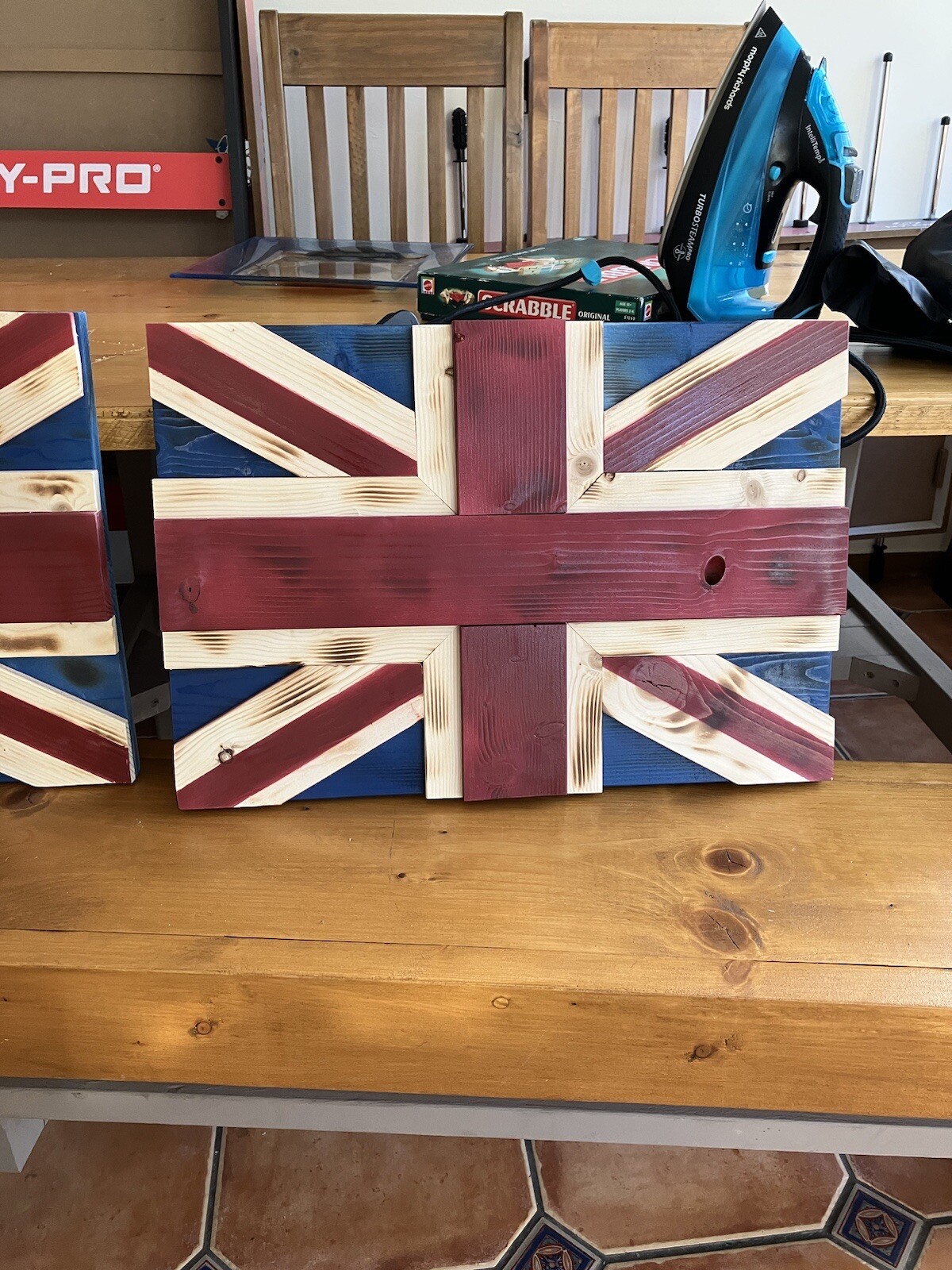 Hand Crafted Wooden Union Jack Display | eBay UK