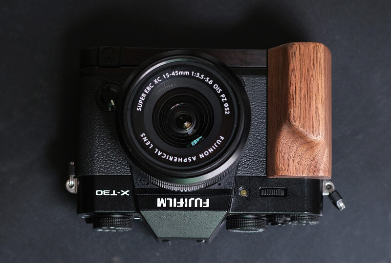 Handmade Wooden Wood Camera Handle Hand Grip Fr Fuji XT30 Mark II ...
