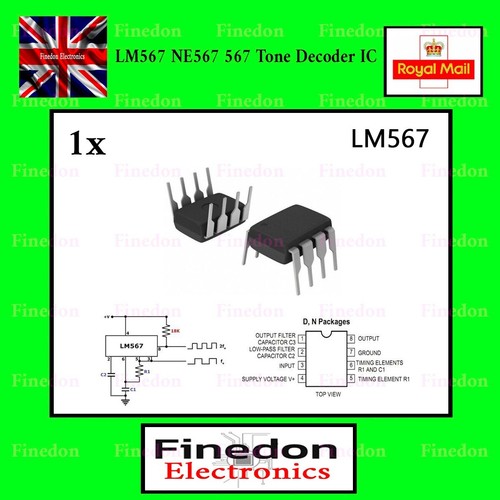 LM567 NE567 567 Tone Decoder IC UK Seller | eBay