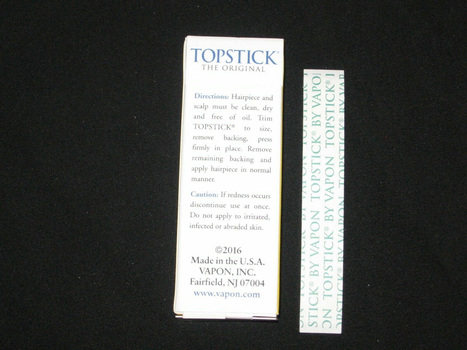 Vapon Topstick® Clear Tape Mens Grooming 1/2″ Topstick/“A” Curve/1″X 3 ...