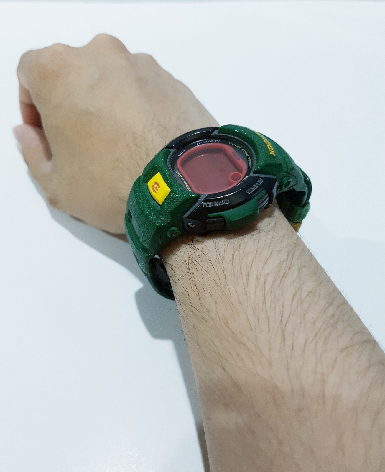 Vintage G-Shock G7600R Rasta Reggae Jamaica Custom Red Face Limited ...
