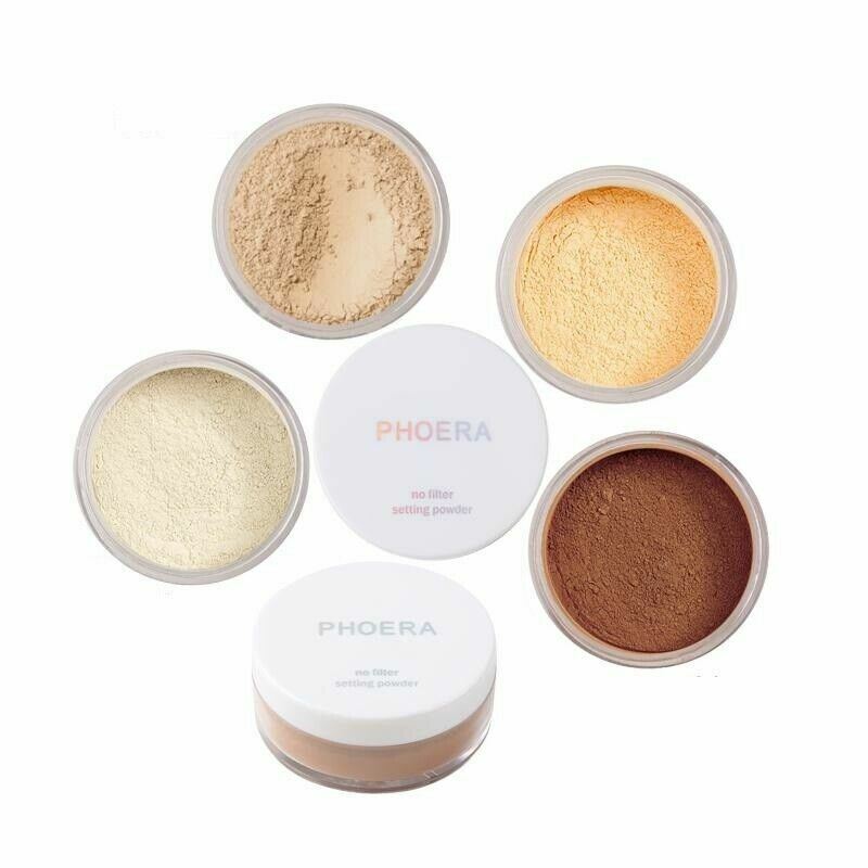 Phoera Translucent Loose Setting Face Powder Makeup Foundation Smooth ...