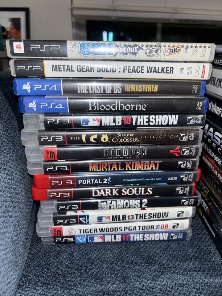 HUGE Lot Of 86 games (PC, PS2/PS3/PS4/PSP, XBOX, GAMECUBE) Used Clean ...