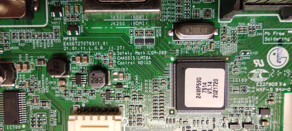 Genuine LG Monitor Display Main Board EAX67270703 rev1.0 from 24MP59G ...