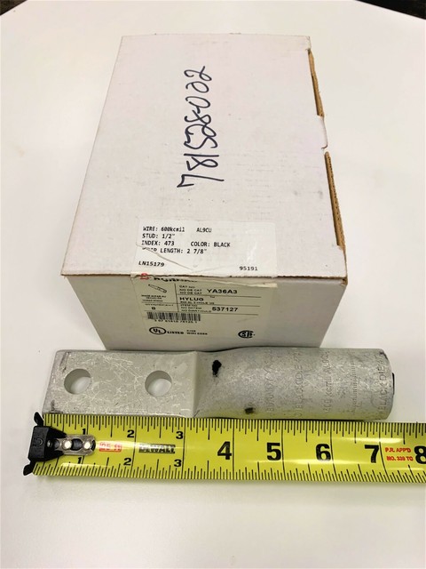 BURNDY YA36A3 Al Compression Terminal 2 Hole 600 Kcmil for sale online ...