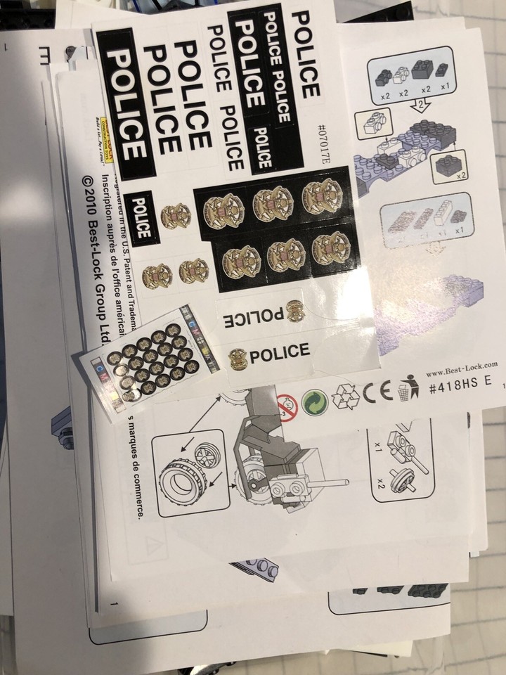 Best-Lock Police Blocks Set | eBay