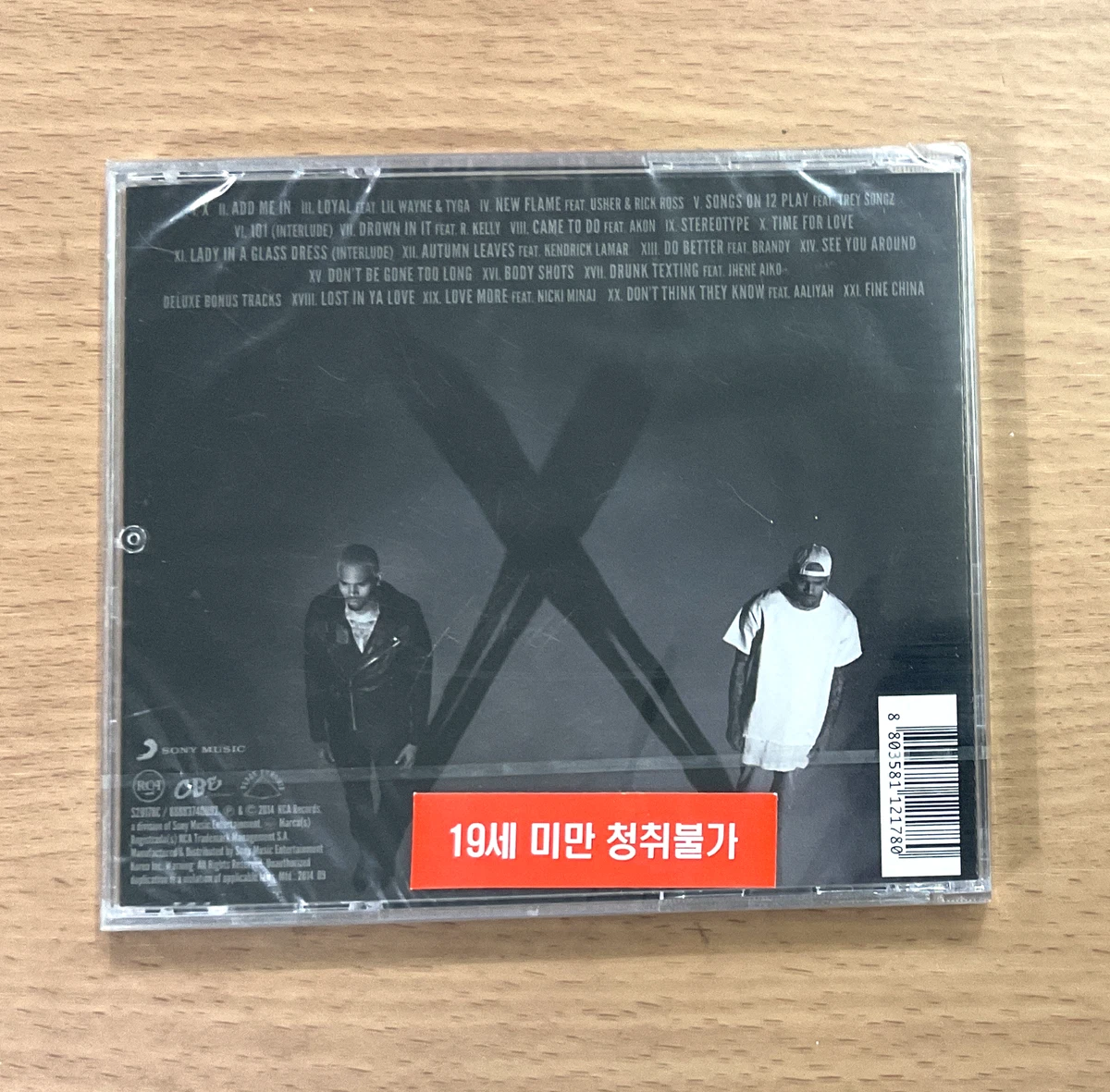 X Deluxe Version Chris Brown Album Cover