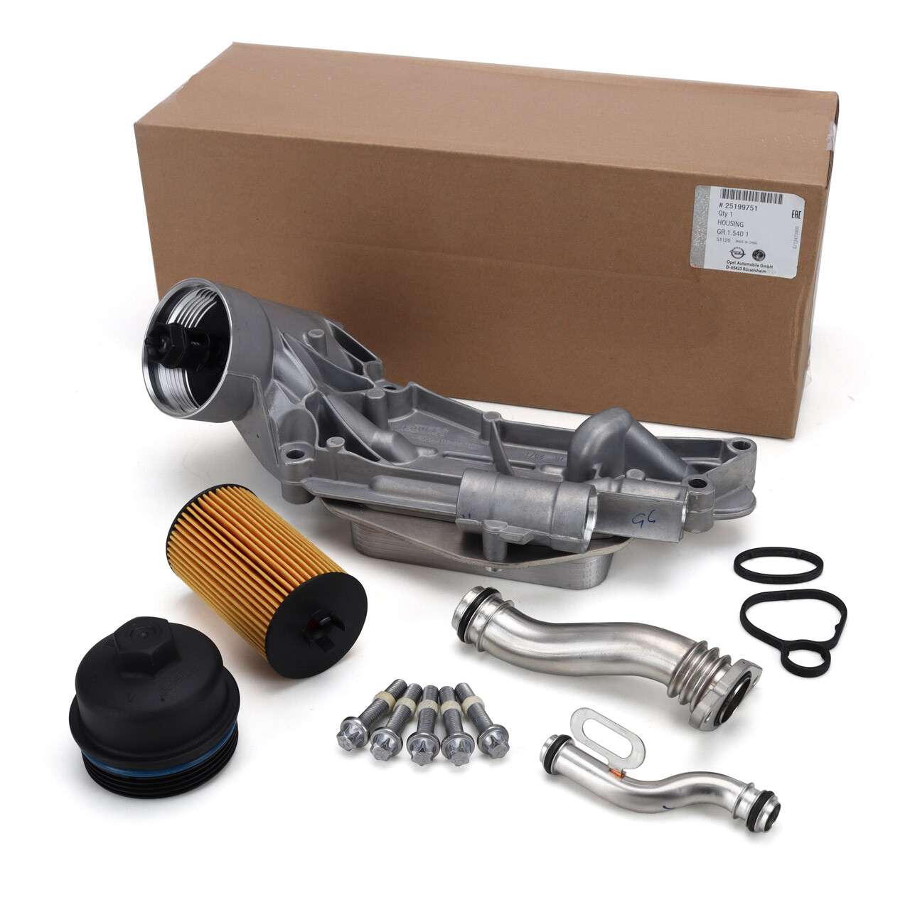 ORIGINAL Opel Ölfiltergehäuse Ölfilterbock Ölkühler + Ölfilter 1.6 1.8 ...